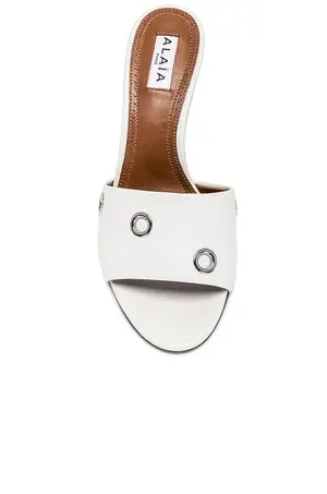 Alaïa Eyelet Mule