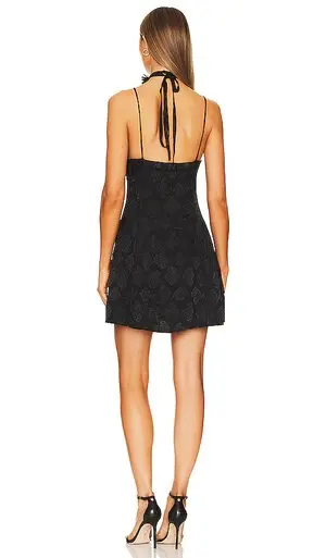 For Love & Lemons Melody Mini Dress In Black - 60% Off | Editorialist