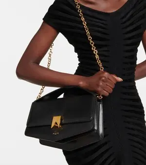 Alaïa Le Papa Medium Leather Crossbody Bag