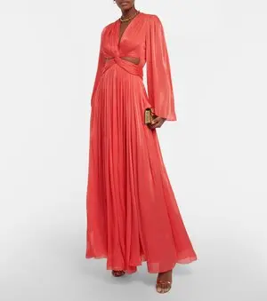 Costarellos Remi Georgette Maxi Dress