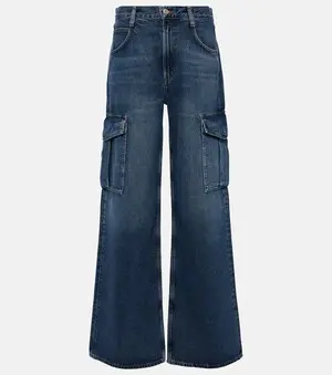 AGOLDE Minka Denim Cargo Pants - Blue