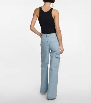 AGOLDE Minka Denim Cargo Pants - Blue