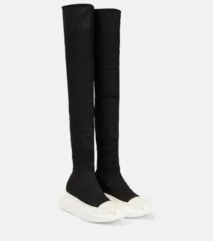 Rick Owens Stocking Denim Boots