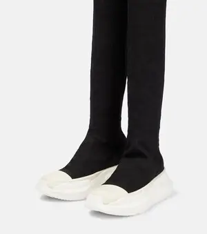 Rick Owens Stocking Denim Boots