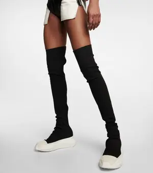 Rick Owens Stocking Denim Boots