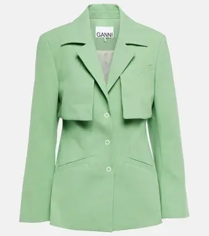 Ganni Collared Blazers For Women