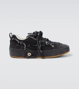 Loewe Deconstructed Denim Sneakers