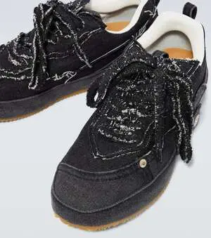Loewe Deconstructed Denim Sneakers