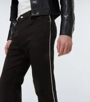 Amiri Embellished Bootcut Jeans