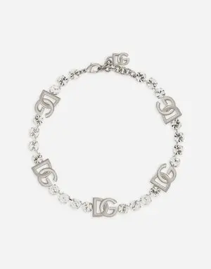 Dolce & Gabbana Rhinestone Necklace - Silver
