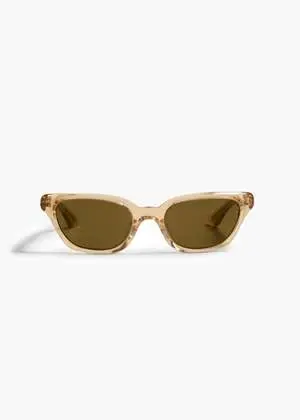 Khaite Khaite X Oliver Peoples 1983c Sunglasses Buff/green Glass
