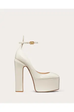Valentino Garavani Valentino Garavani Tan-Go Platform Pump In Patent Leather 155 Mm Red