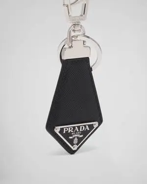 Prada Saffiano Leather Keychain