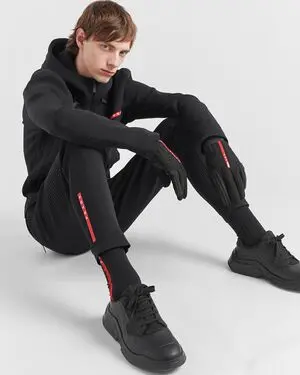Prada Techno Piqué Pants