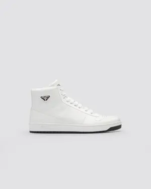 Prada Downtown Leather High-top Sneakers