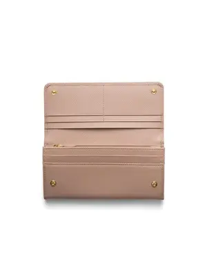 Prada Large Saffiano Leather Wallet