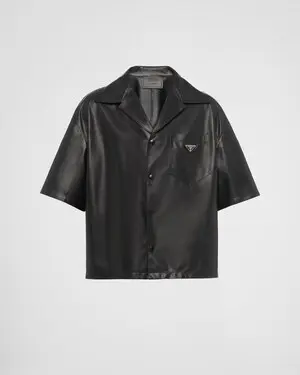 Prada Nappa Leather Shirt