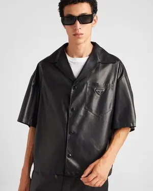 Prada Nappa Leather Shirt