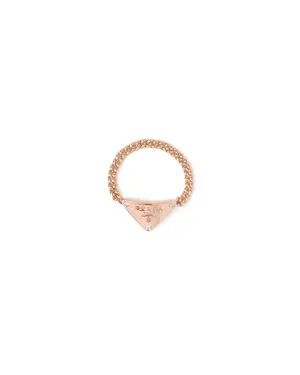 Prada Eternal Gold Chain Ring - Gold/silver