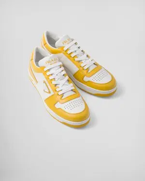 Prada Downtown Leather Sneakers