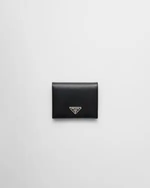 Prada Small Saffiano Leather Wallet - Black