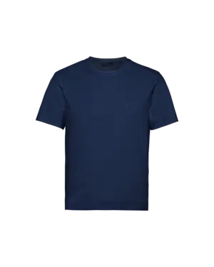 Prada Stretch Cotton T-shirt Navy
