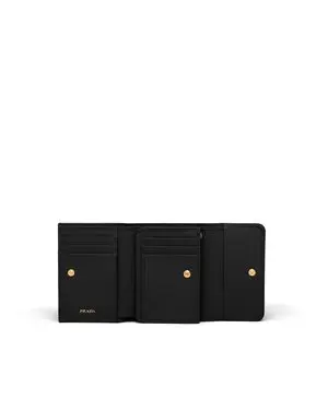 Prada Small Saffiano Leather Wallet - Black