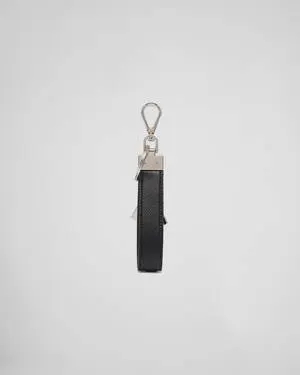 Prada Saffiano Leather Keychain