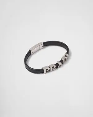 Prada Saffiano Leather Bracelet