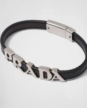 Prada Saffiano Leather Bracelet