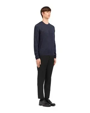 Prada Cashmere Crew-neck Sweater - Blue