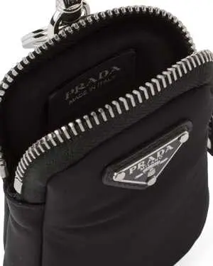 Prada Re-nylon Mini Pouch With Keychain