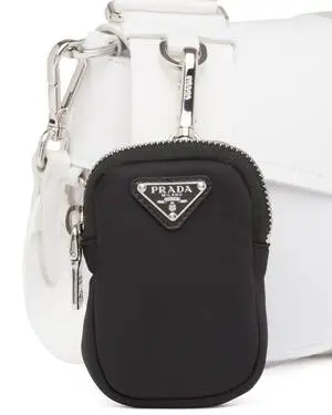 Prada Re-nylon Mini Pouch With Keychain