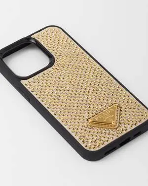 Prada Iphone 13 Pro Case - Platinum | Editorialist