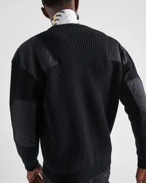 Prada Wool And Re-nylon Sweater