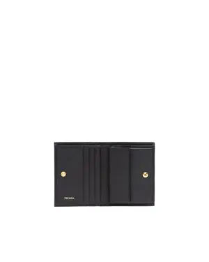 Prada Small Saffiano Leather Wallet - Black