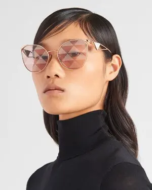 Prada Sunglasses With Triangle Logo