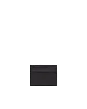Prada Saffiano Leather Card Holder - Black