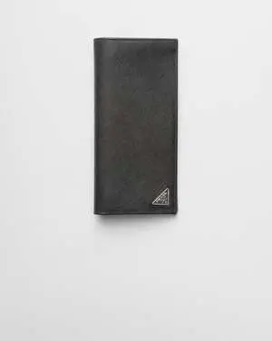 Prada Saffiano Leather Wallet - Black