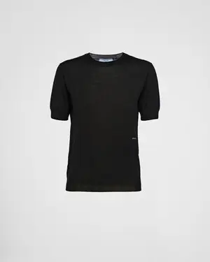 Prada Worsted Wool Crew-neck Sweater