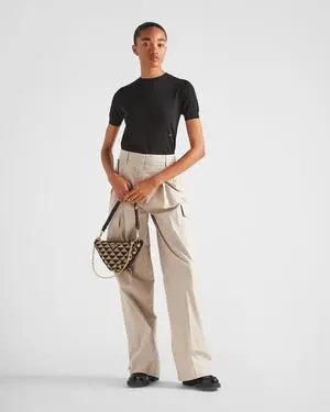 Prada Worsted Wool Crew-neck Sweater
