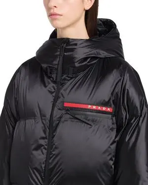 Prada Oversized Technical Re-nylon Down Jacket