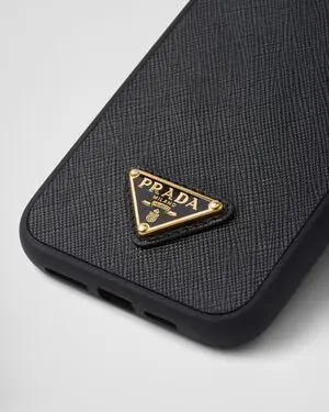 Prada Saffiano Leather Cover For Iphone 14 Pro Max