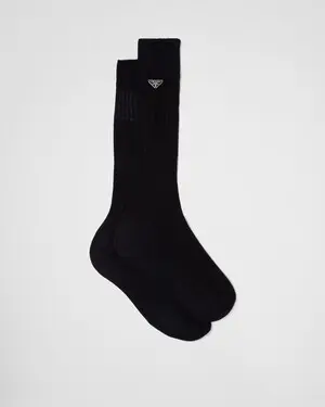 Prada Cotton Socks - Black