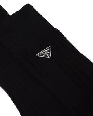 Prada Cotton Socks - Black