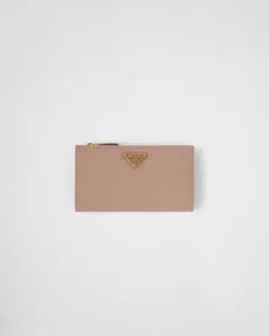 Prada Large Saffiano Leather Wallet - Powder Pink