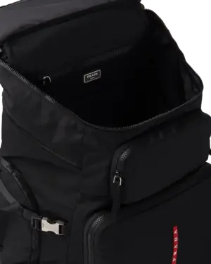 Prada Technical Fabric Ski Boot Backpack - Black | Editorialist