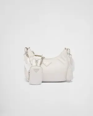 Prada Prada Padded Nappa-Leather Re-Edition 2005 Shoulder Bag White