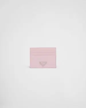 Prada Saffiano Leather Card Holder Alabaster