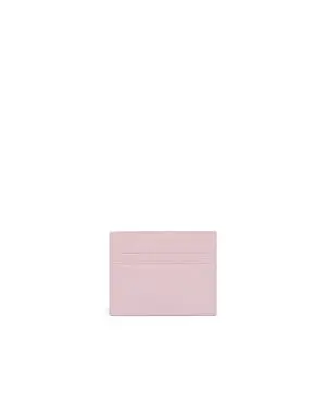 Prada Saffiano Leather Card Holder - Pink